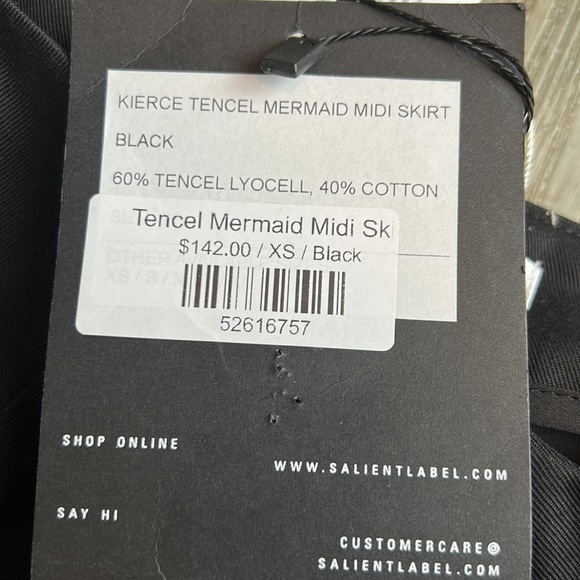 Salient Label | Skirts | Nwt Salient Label Kierce Tencel Mermaid Midi ...